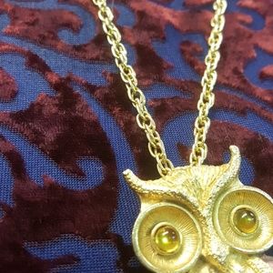 HMS | Jewelry | Hms Owl Necklace Vintage 15 L | Poshmark